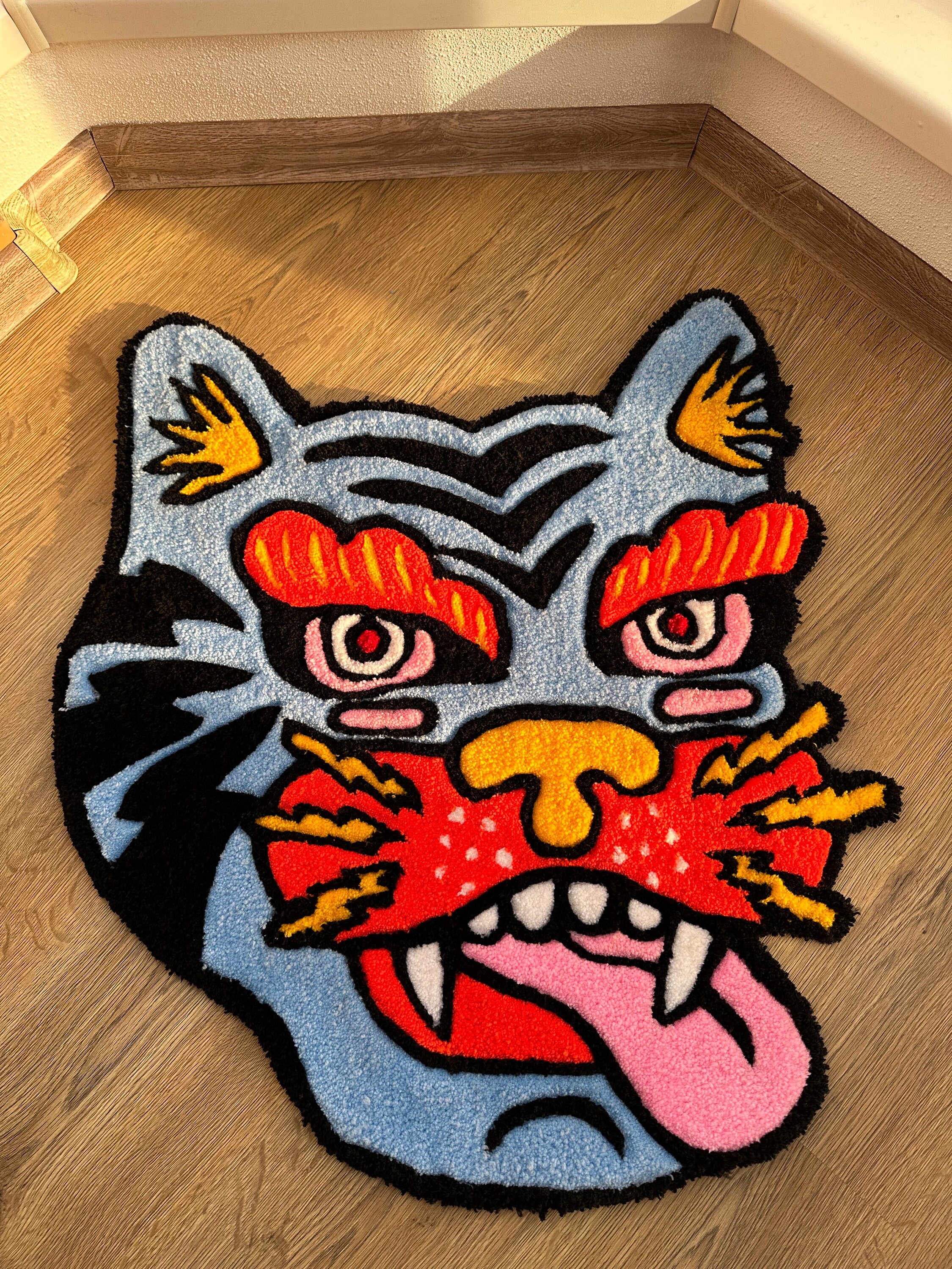 Tiger Head Rug Tufting - Etsy