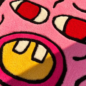 Handmade Rug | Cherry Bomb | Custom Tufted Rug - Etsy