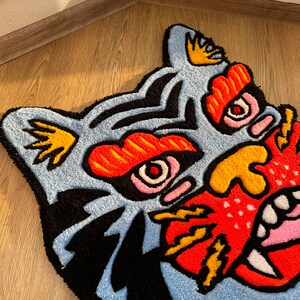 Tiger Head Rug Tufting - Etsy