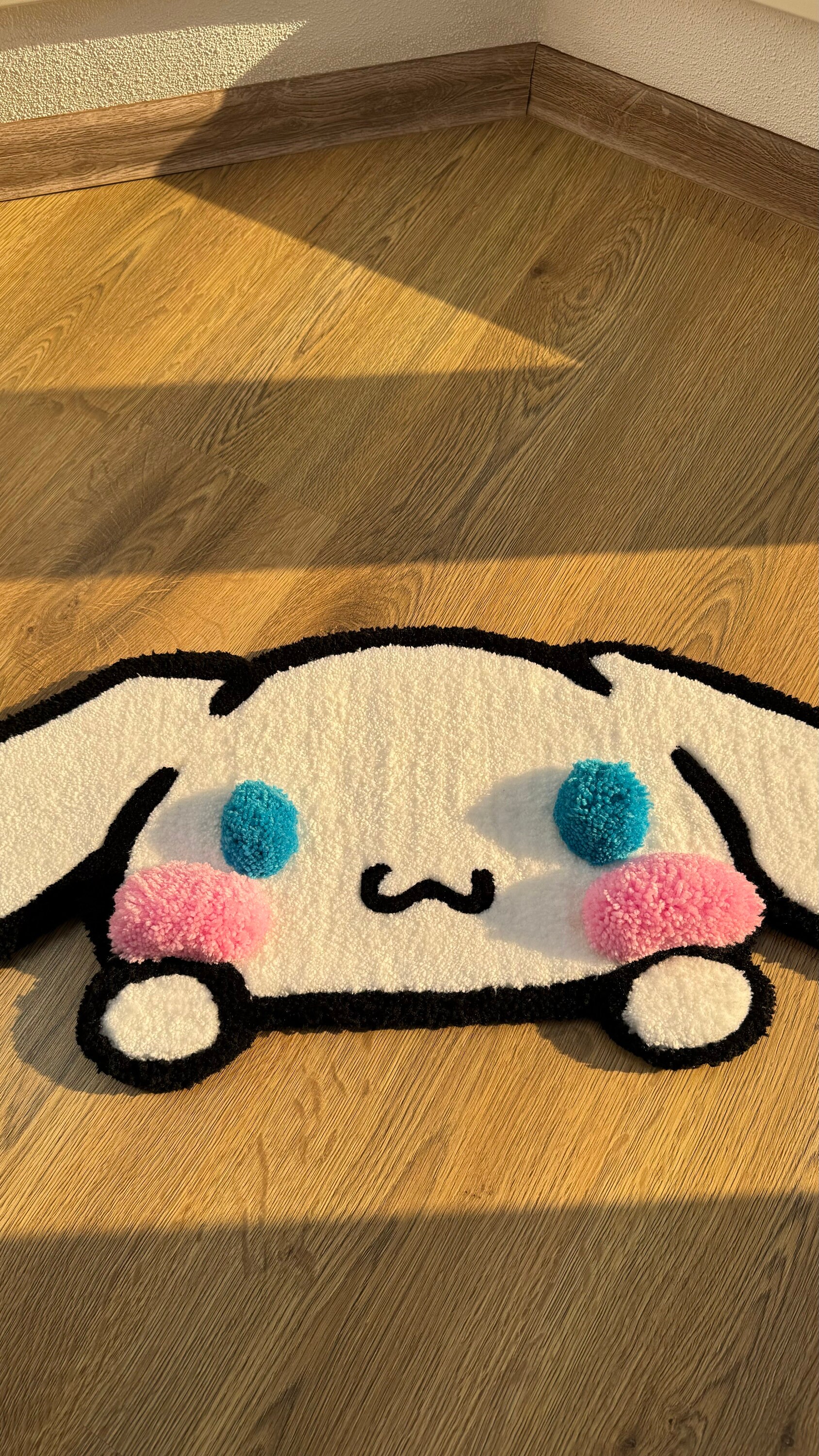3D Puffy Custom Cinnamoroll Rug Tufting Handmade - Etsy