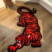 Big Tufting Pink Tiger Rug - Etsy