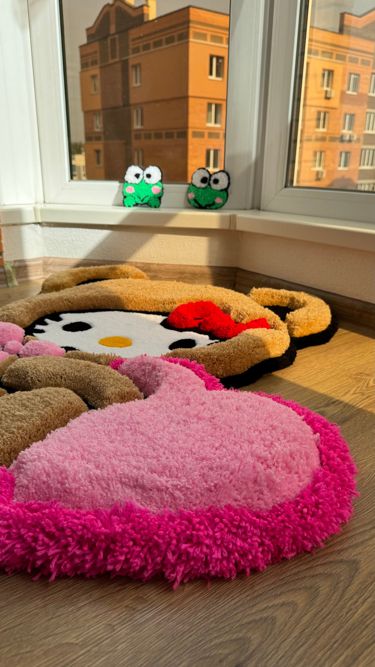 Custom 3D Puffy Hello Kitty Bear Tufting Rug Handmade - Etsy