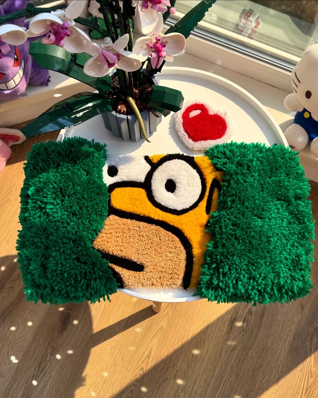 Homer Simpson in the Bush 3D Tufted Rug – Custom Handmade Carpet, Gamer ...