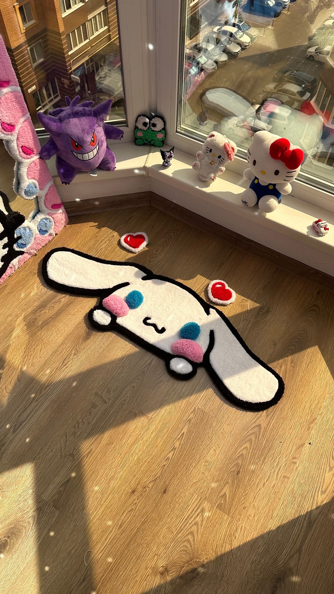 3D Puffy Custom Cinnamoroll Rug Tufting Handmade - Etsy
