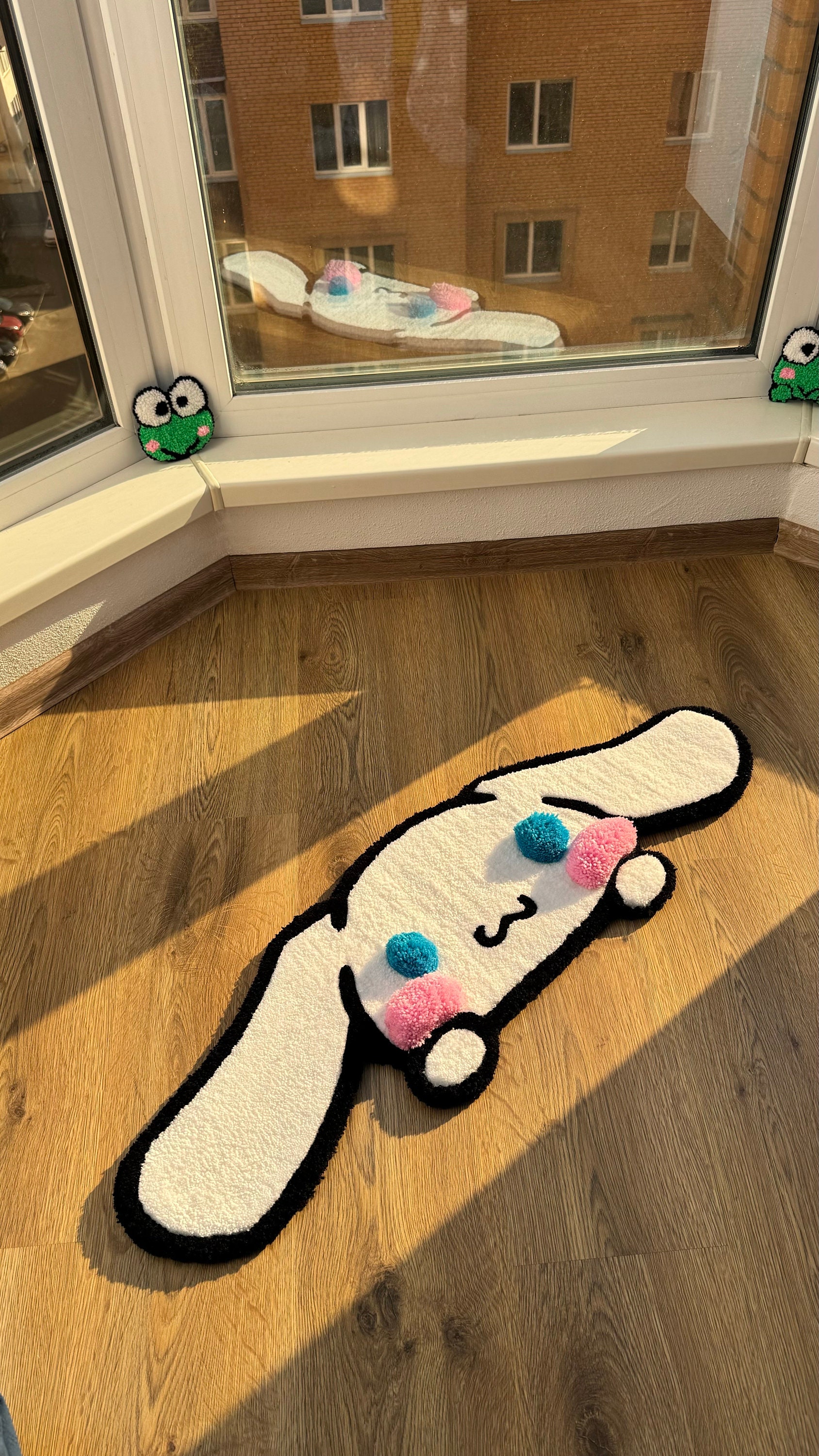 3D Puffy Custom Cinnamoroll Rug Tufting Handmade - Etsy