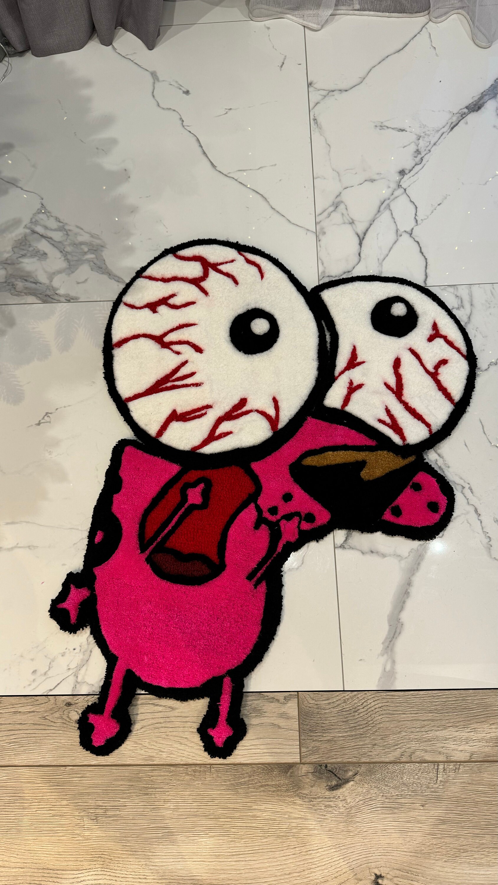 Courage Dog Handmade Custom Tufting Rug - Etsy