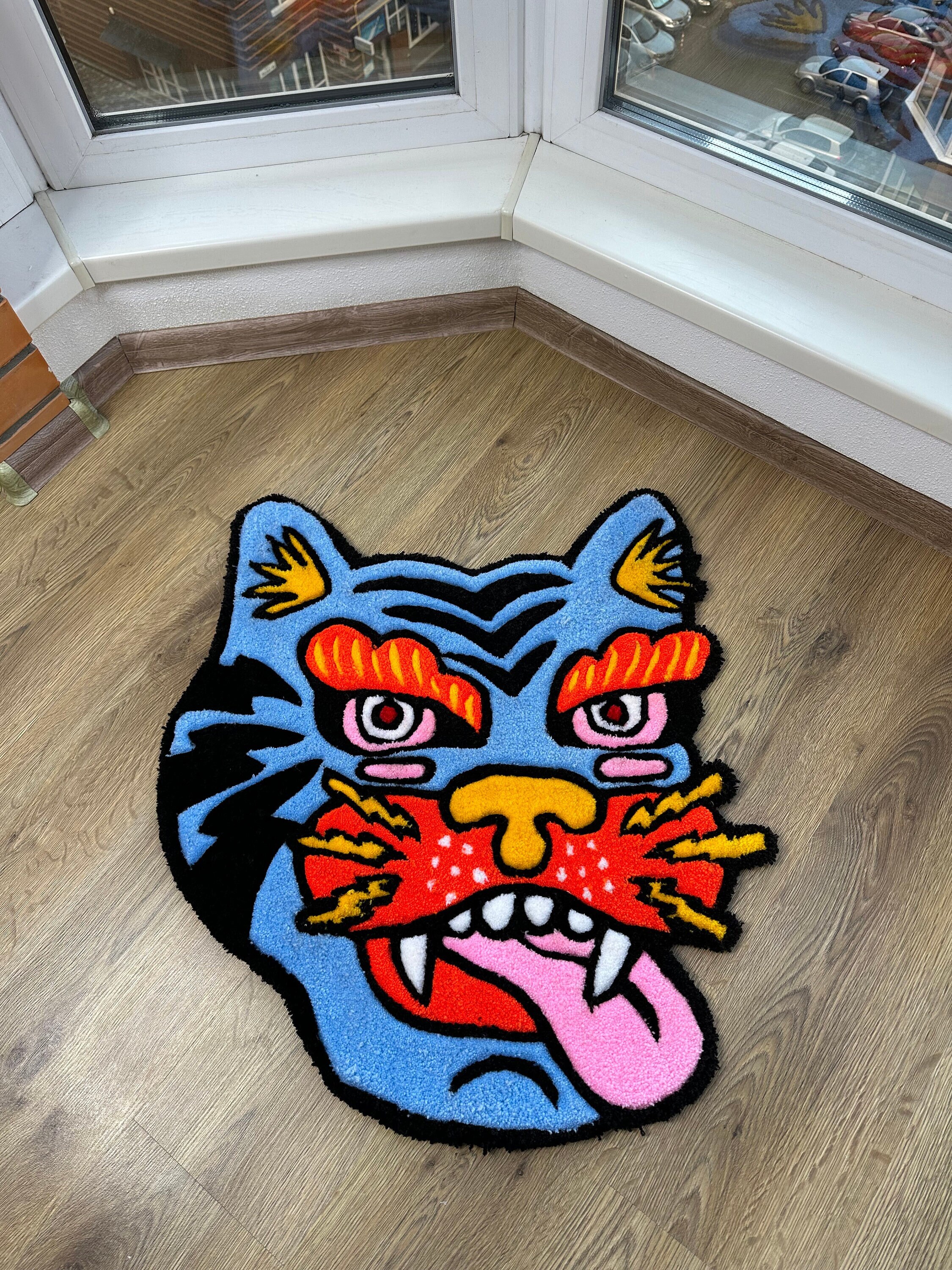 Tiger Head Rug Tufting - Etsy