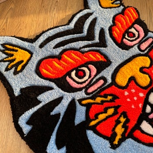 Tiger Head Rug Tufting - Etsy