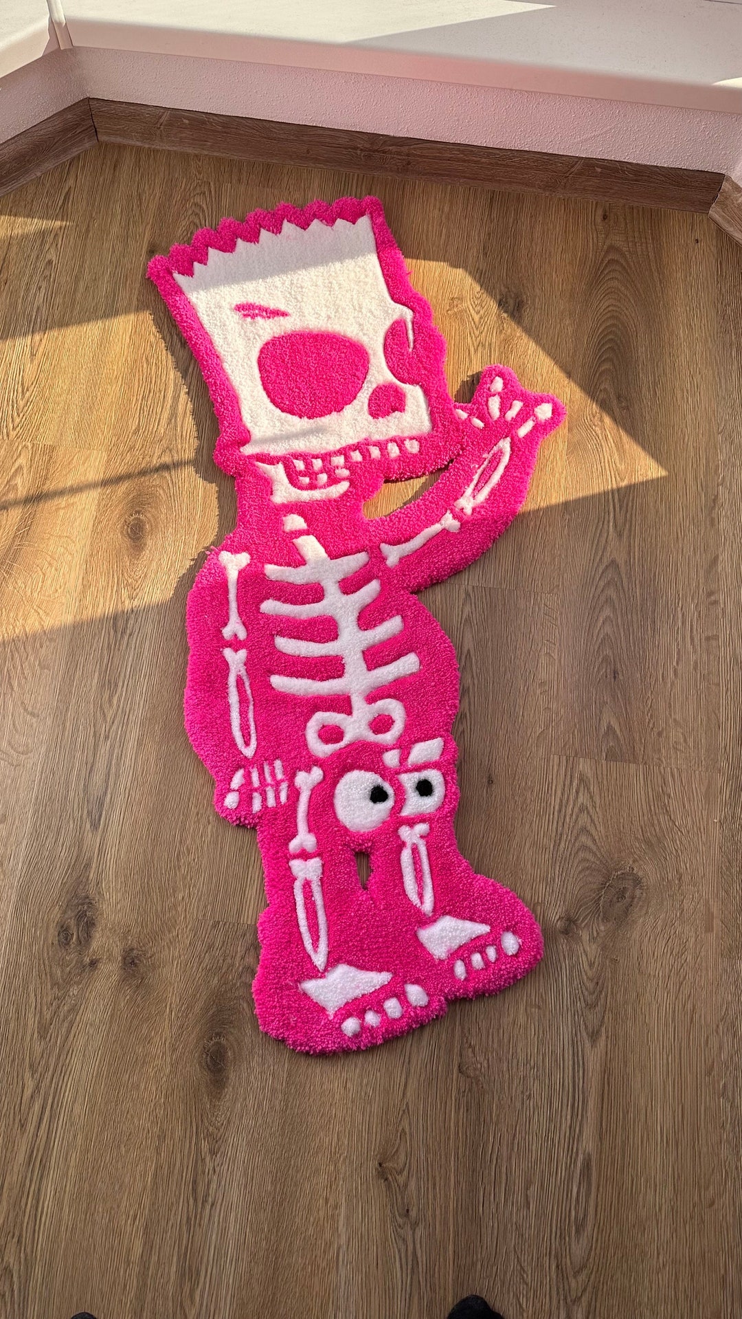 Tufting Rug Skeleton Bart Simpson - Etsy