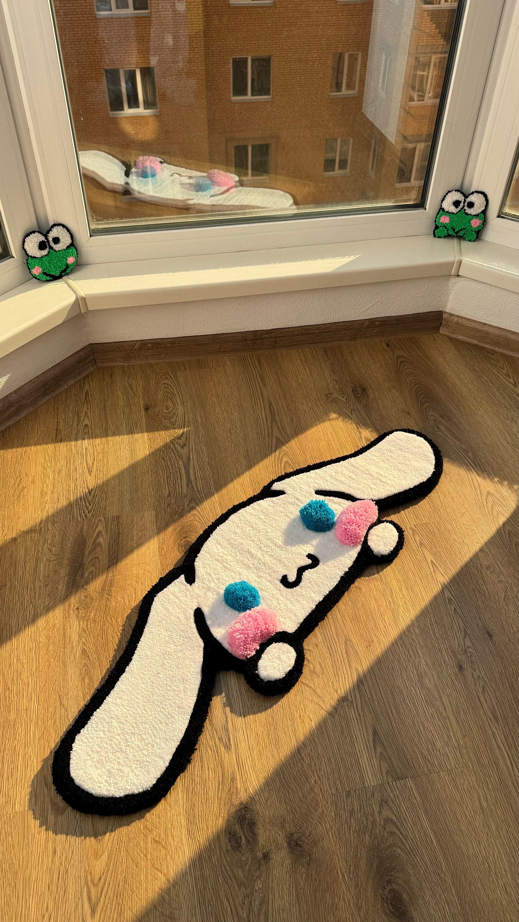 3D Puffy Custom Cinnamoroll Rug Tufting Handmade - Etsy