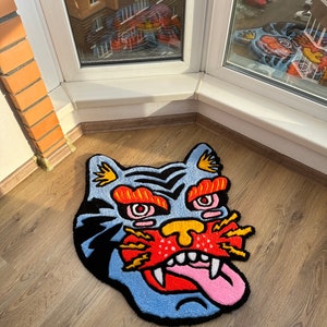 Tiger Head Rug Tufting - Etsy