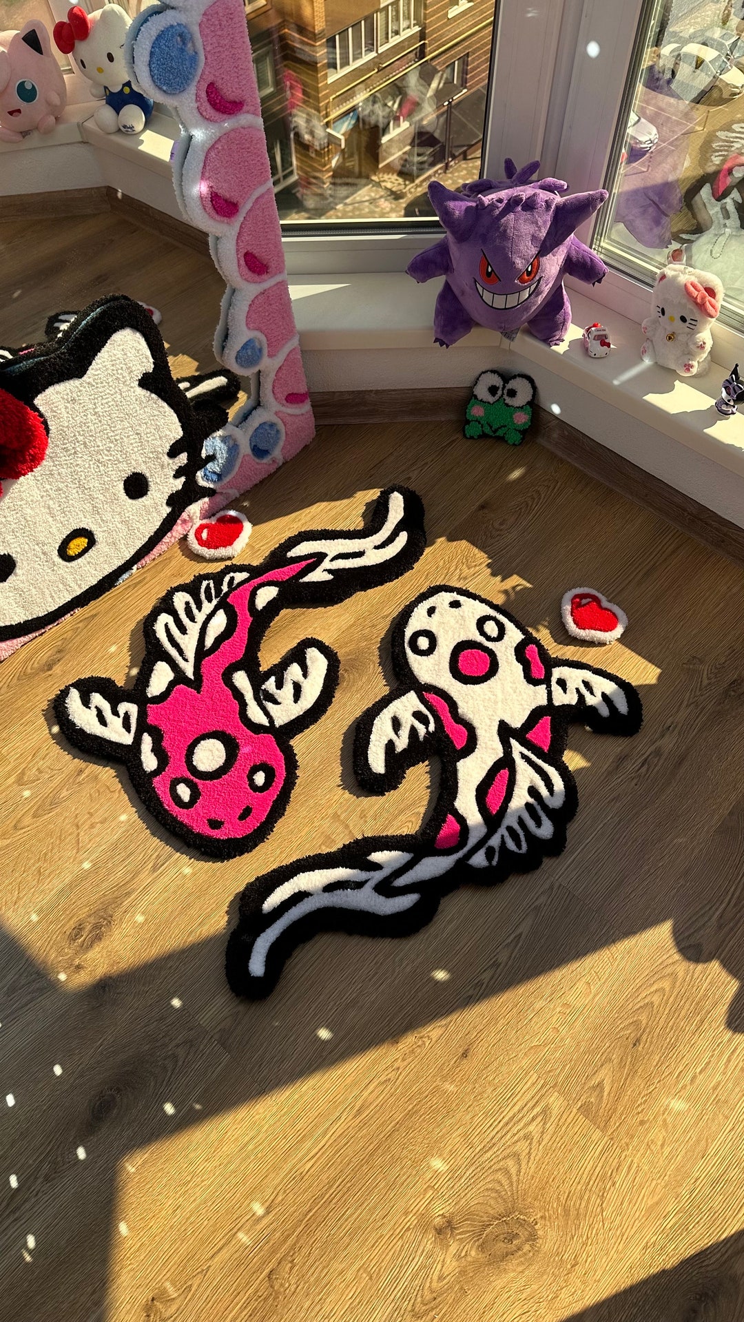 Custom Koi Yin Yang Fish Tufting Handmade Rug - Etsy