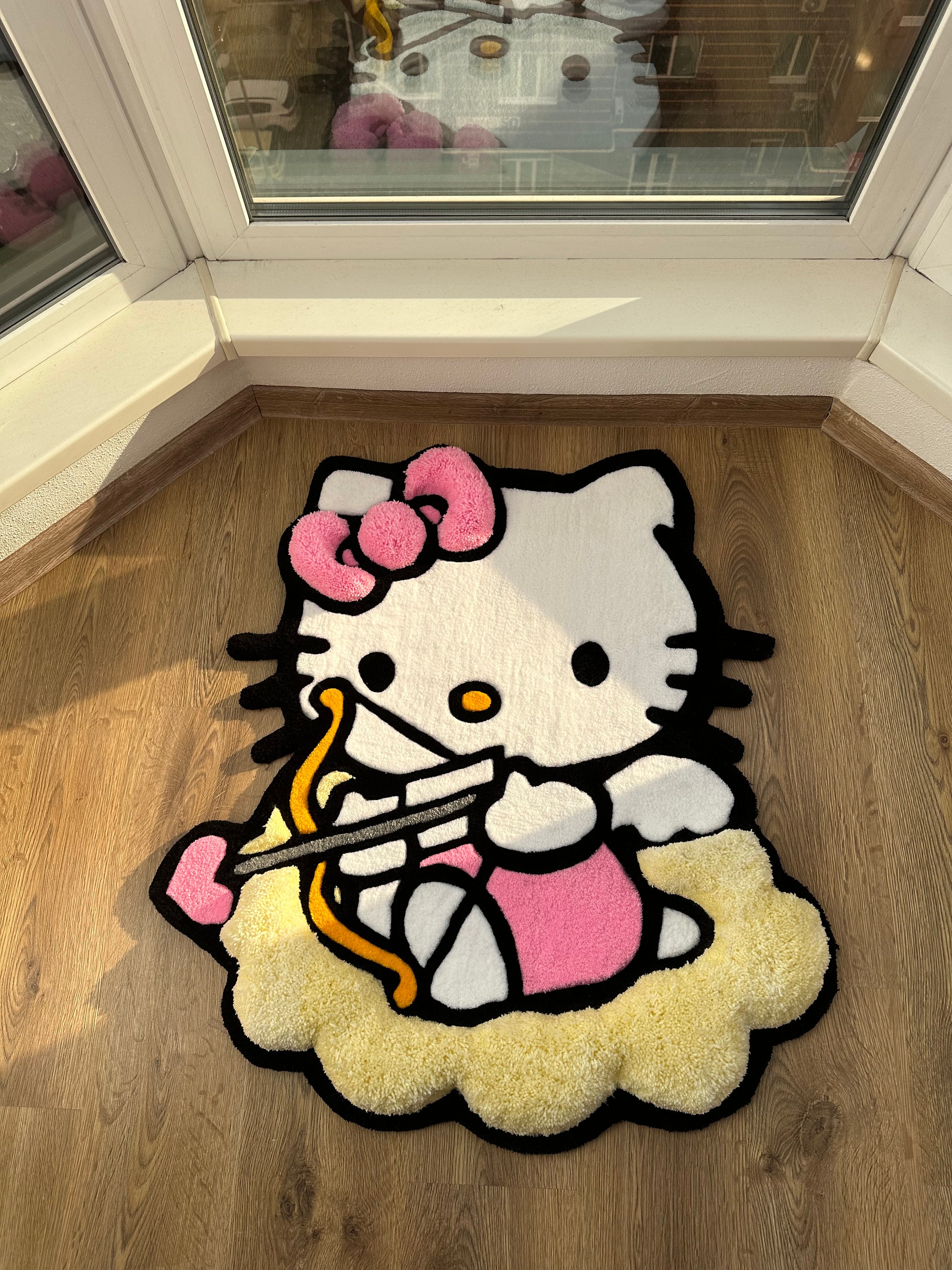 Cupid Puffy Rug – Custom Tufted Fluffy Carpet, Handmade Angel Rug With ...