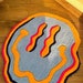 Abstract Tufting Smile Face Rug - Etsy