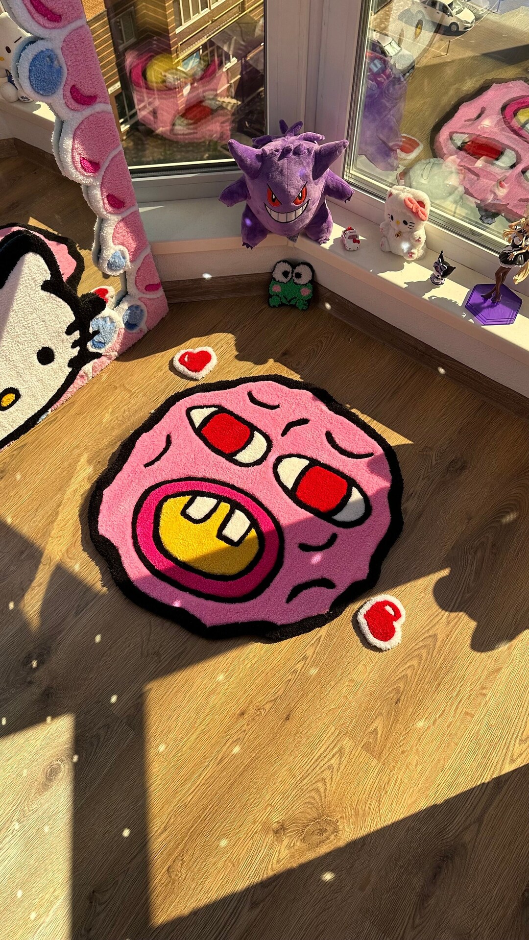 Handmade Rug | Cherry Bomb | Custom Tufted Rug - Etsy