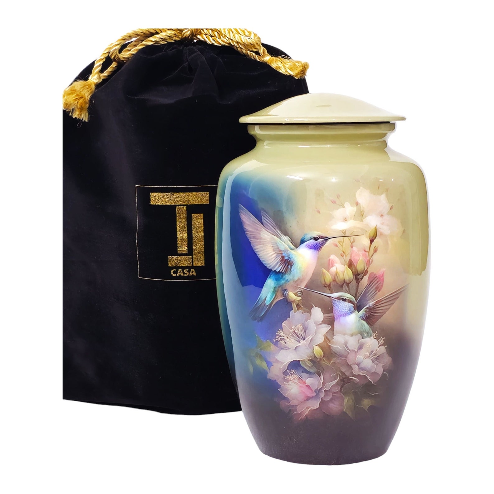 Pair of Humming Birds Cremation Urn for Human Ashes Adult Urns for ...