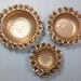 Golden Urli Floral Elegance set of 3 : Crafting Flower-shaped Urli ...