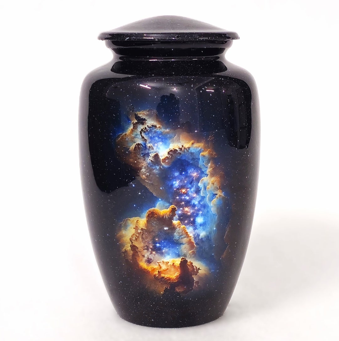Cosmic Galaxy Nebula Cremation Urn – Funeral, Burial, Home - Etsy