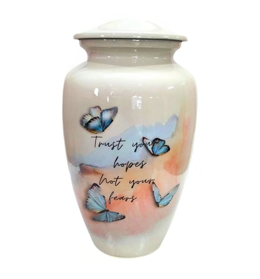 Pure Elegance: White Cremation Urn Adult Cremation Urn for - Etsy