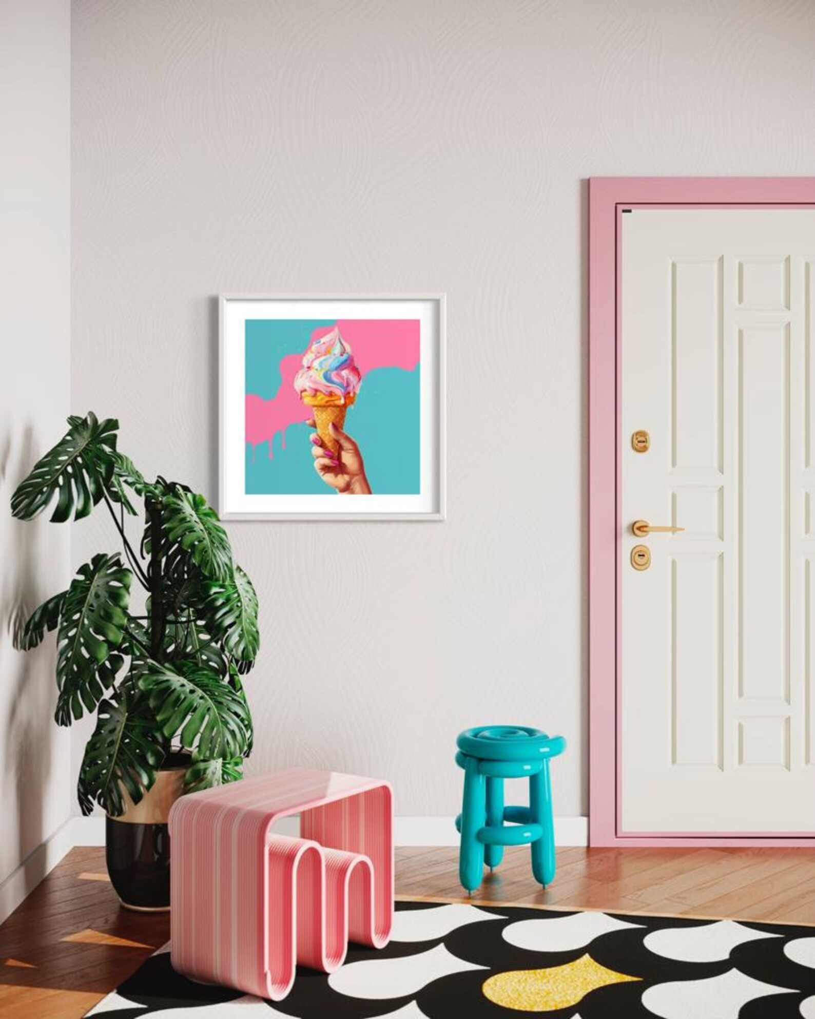 Ice Your Cream | Printable Wall Art | Home Deco | Art Print | Wall ...