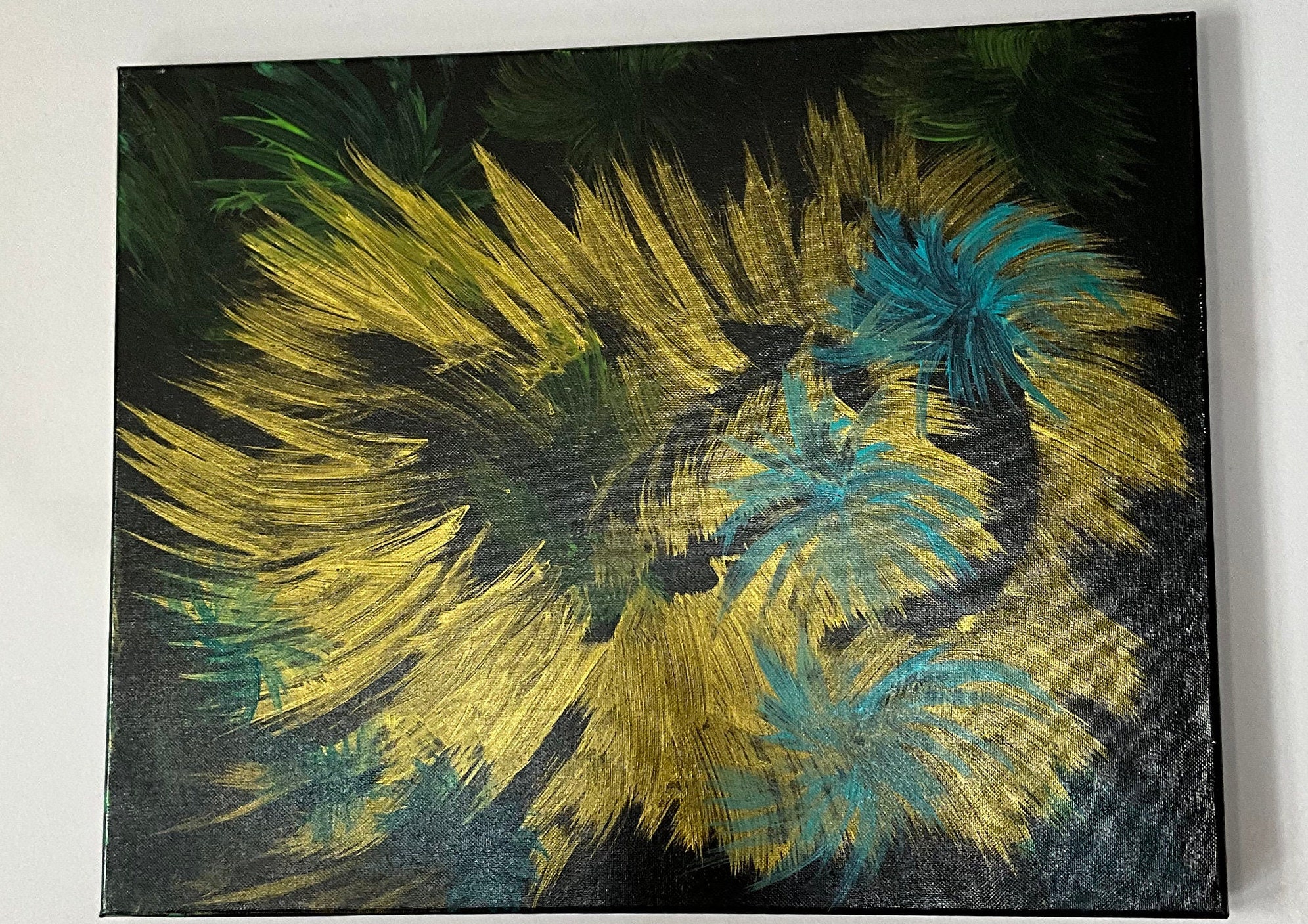 Acrylic Painting exploding Expression Canvas, Wall Art, Wall Painting ...