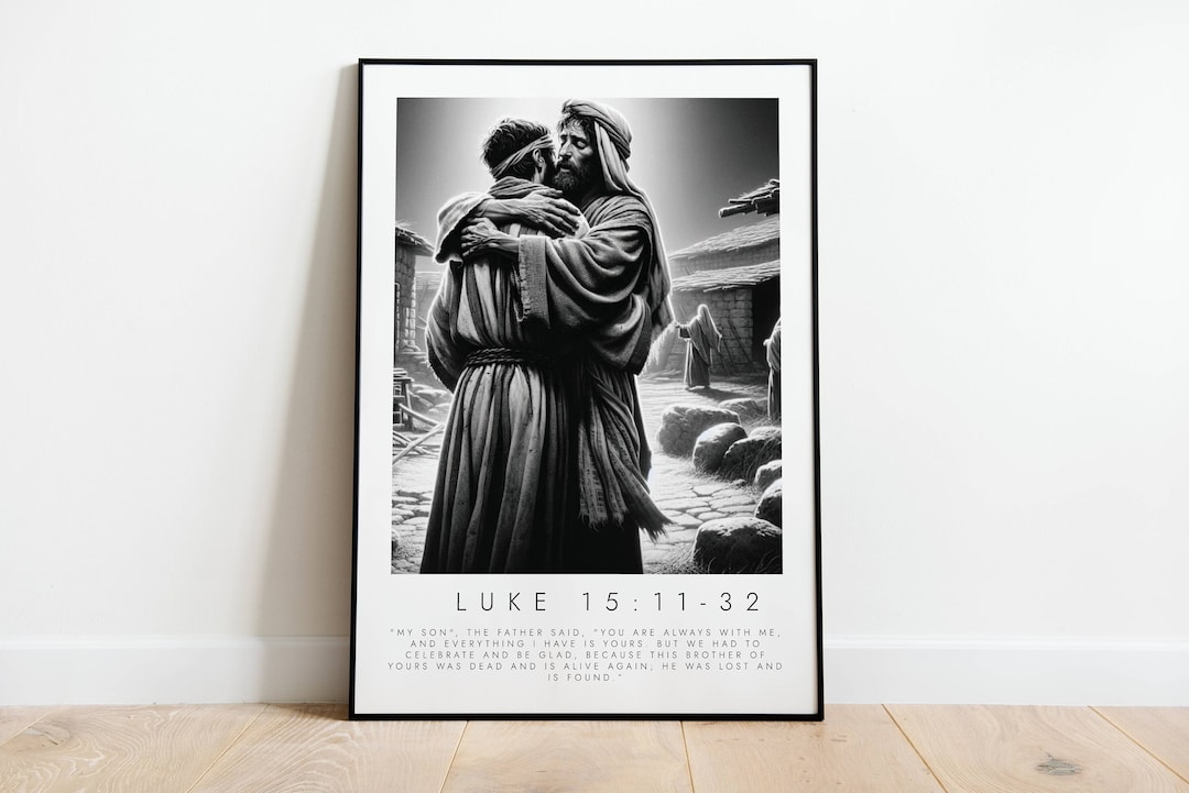 Buy The Parable of the Lost Son PHYSICAL PRINT Luke 15:11-32 Prodigal ...