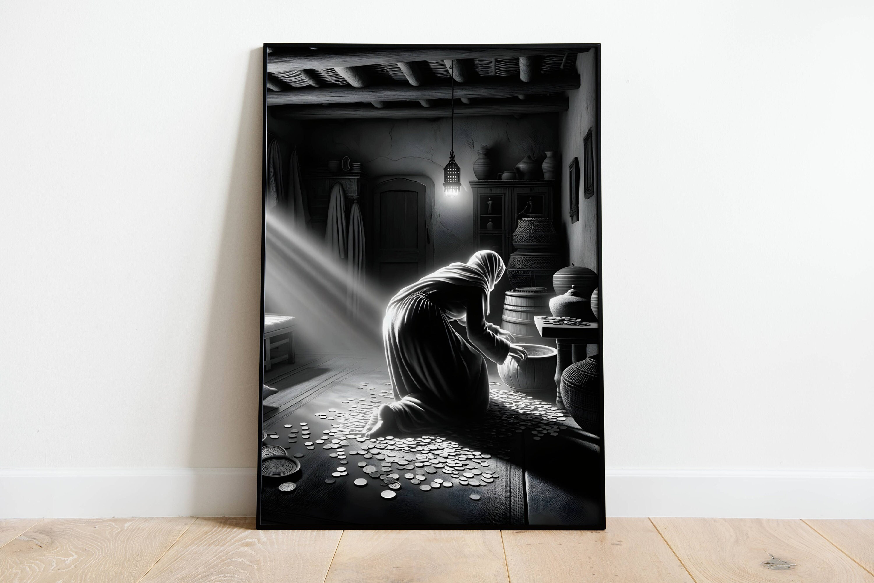 Parable of the Lost Coins INSTANT DOWNLOAD | Luke 15:8-10 | Jesus Bible ...