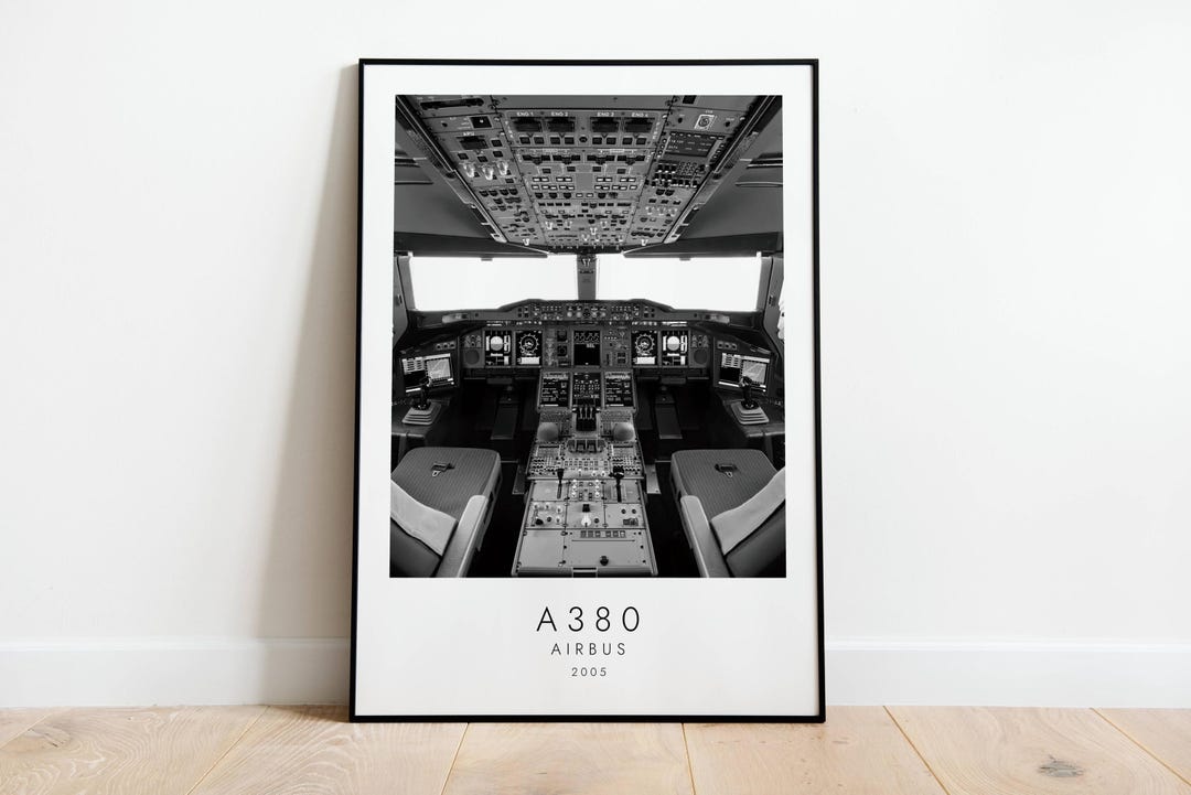 Airbus A380 Cockpit Print | Aviation Wall Art (digital Download) - Etsy