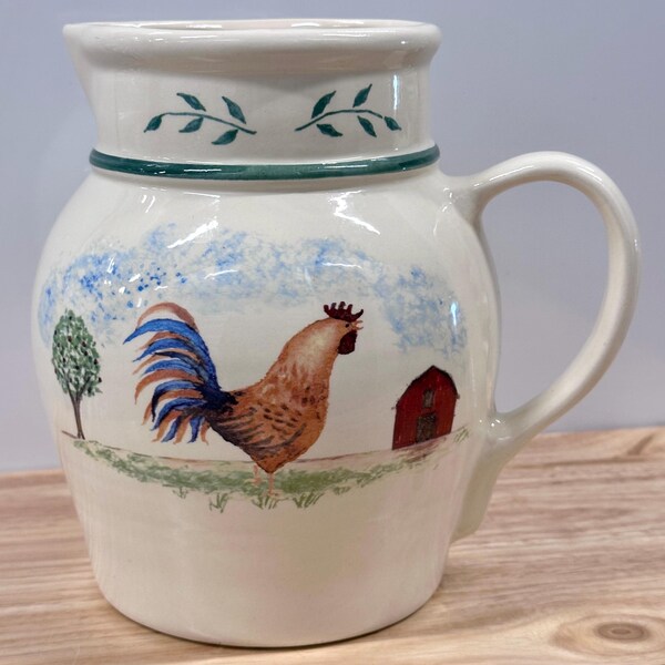 Rooster Pitcher - Etsy