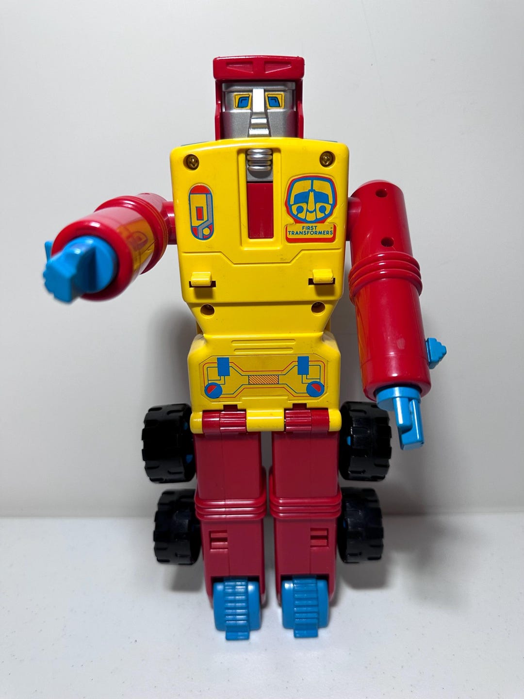 Vintage 1986 Playskool My First Transformer Dump Truck | Silver Face ...