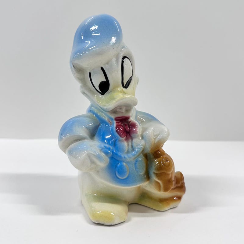 Porcelain Donald Duck - Etsy