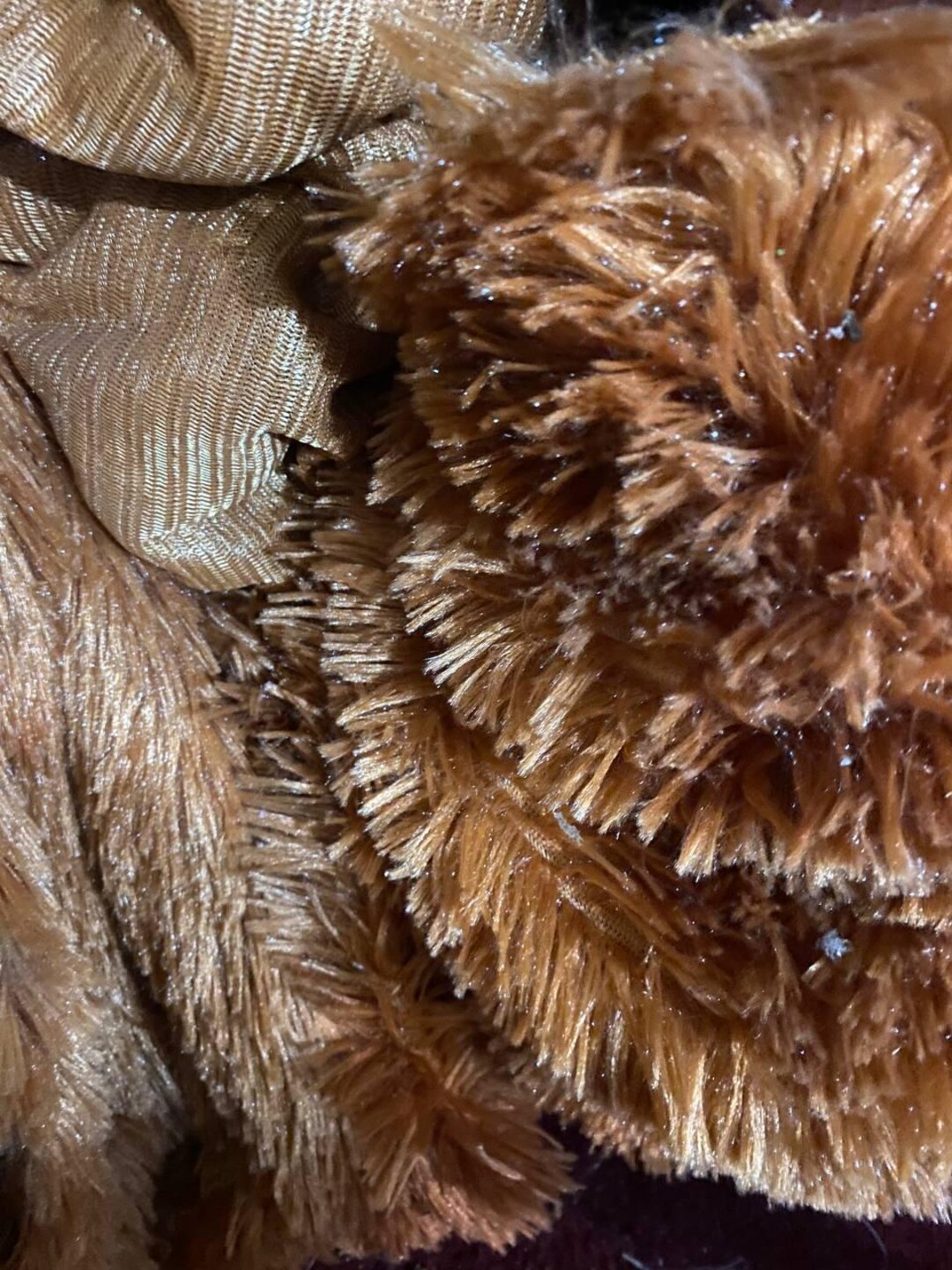 Pile Plush Fabric Faux Fur Stuffed Toy Bear Plush Fabric Long Pile ...