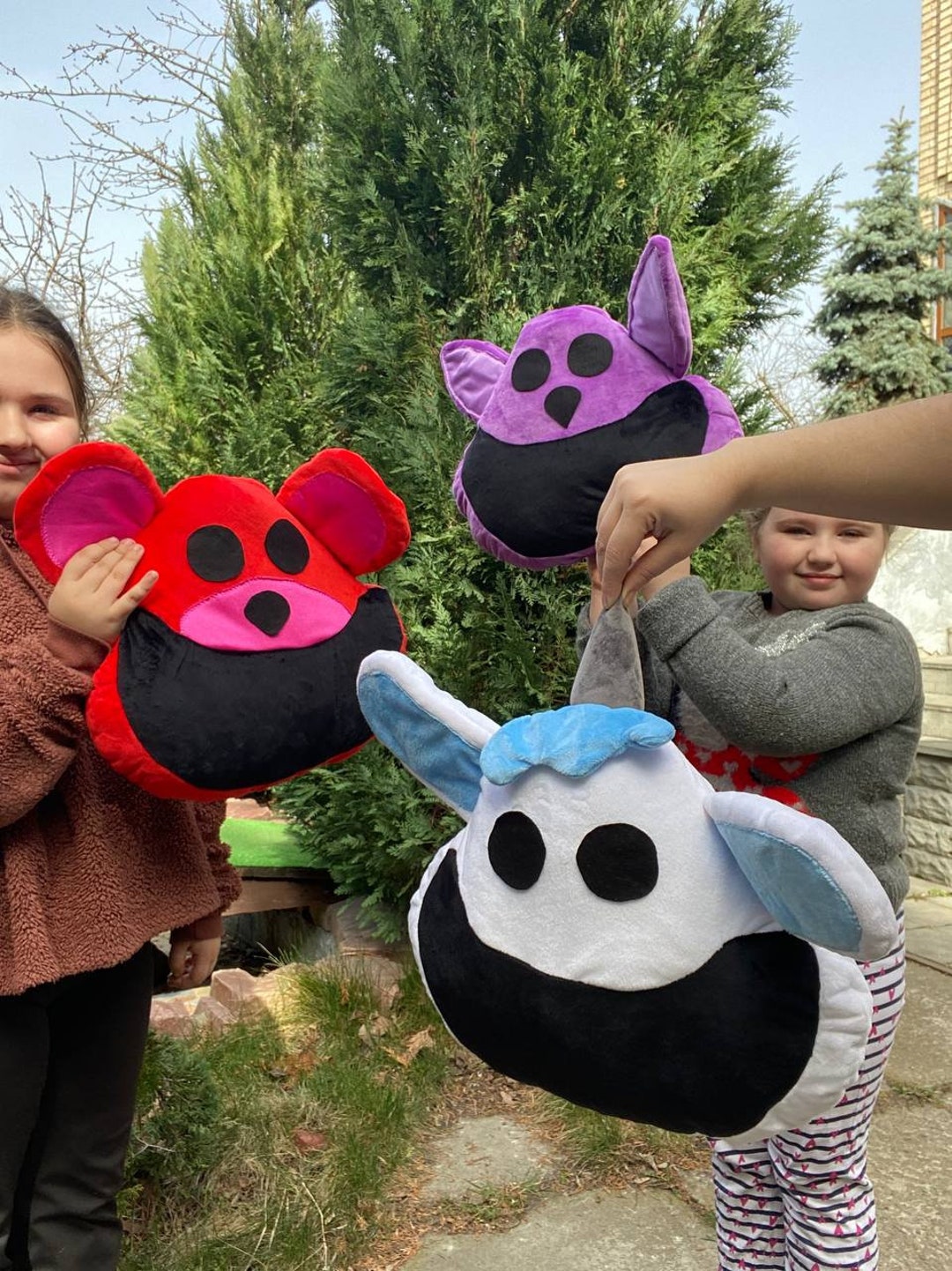 Sad Story Smiling Creatures Cat Dream Bear Poppy Games Inspired Plush ...