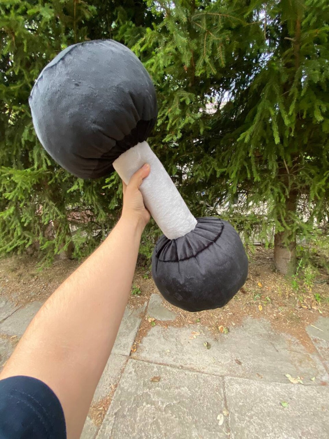 Soft Plush Dumbbell Toy 55 Cm – Funny Fitness Plush for Kids, Cute Gym ...