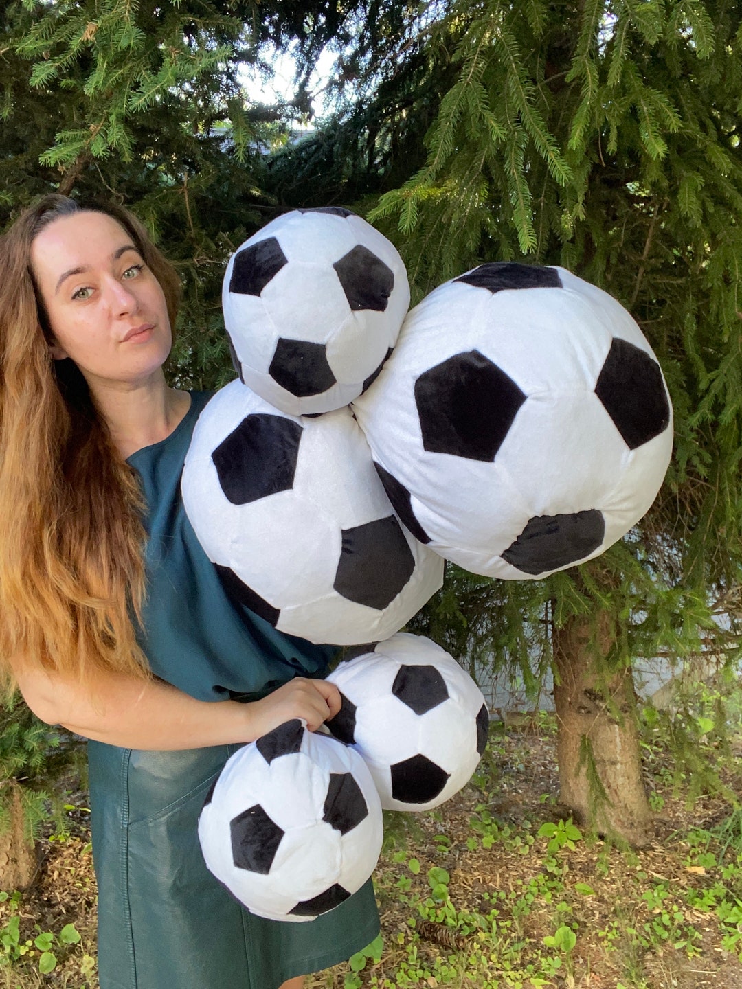 Plush Ball Plush Soccer Ball Boyfriend Gift Friend Daughter Gift Plush ...