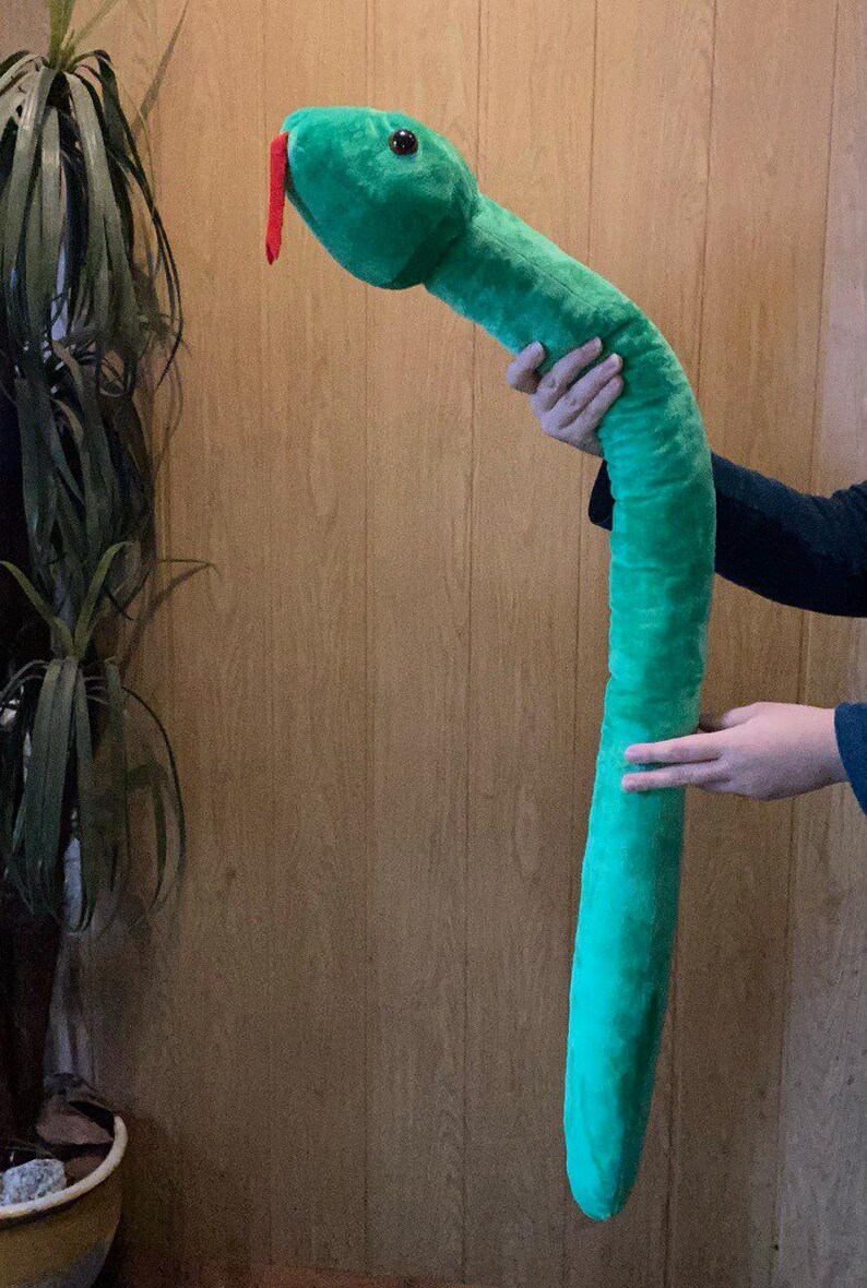 2025 Green Snake Plush Toy | Furry Reptile Friend Cosplay and Photo ...
