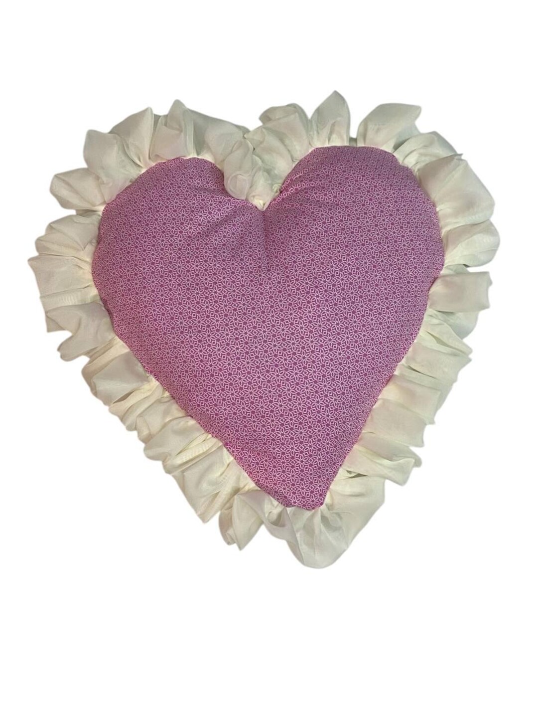 Farmhouse Pillows Cottage Style Pillows.valentine's Day Pillow.ruffle ...