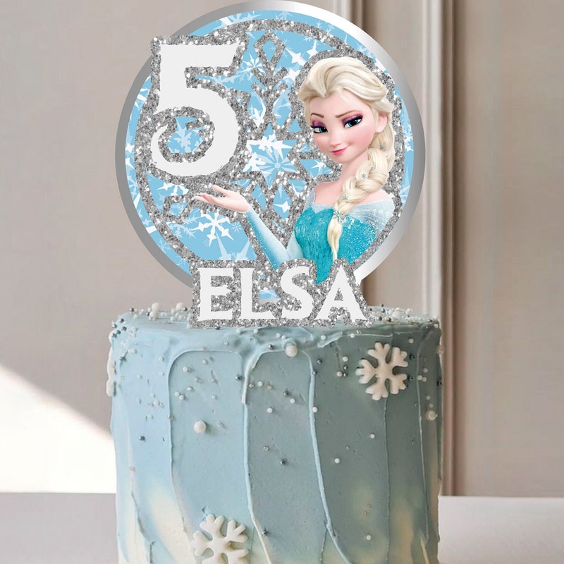 Elsa Cake Topper - Etsy