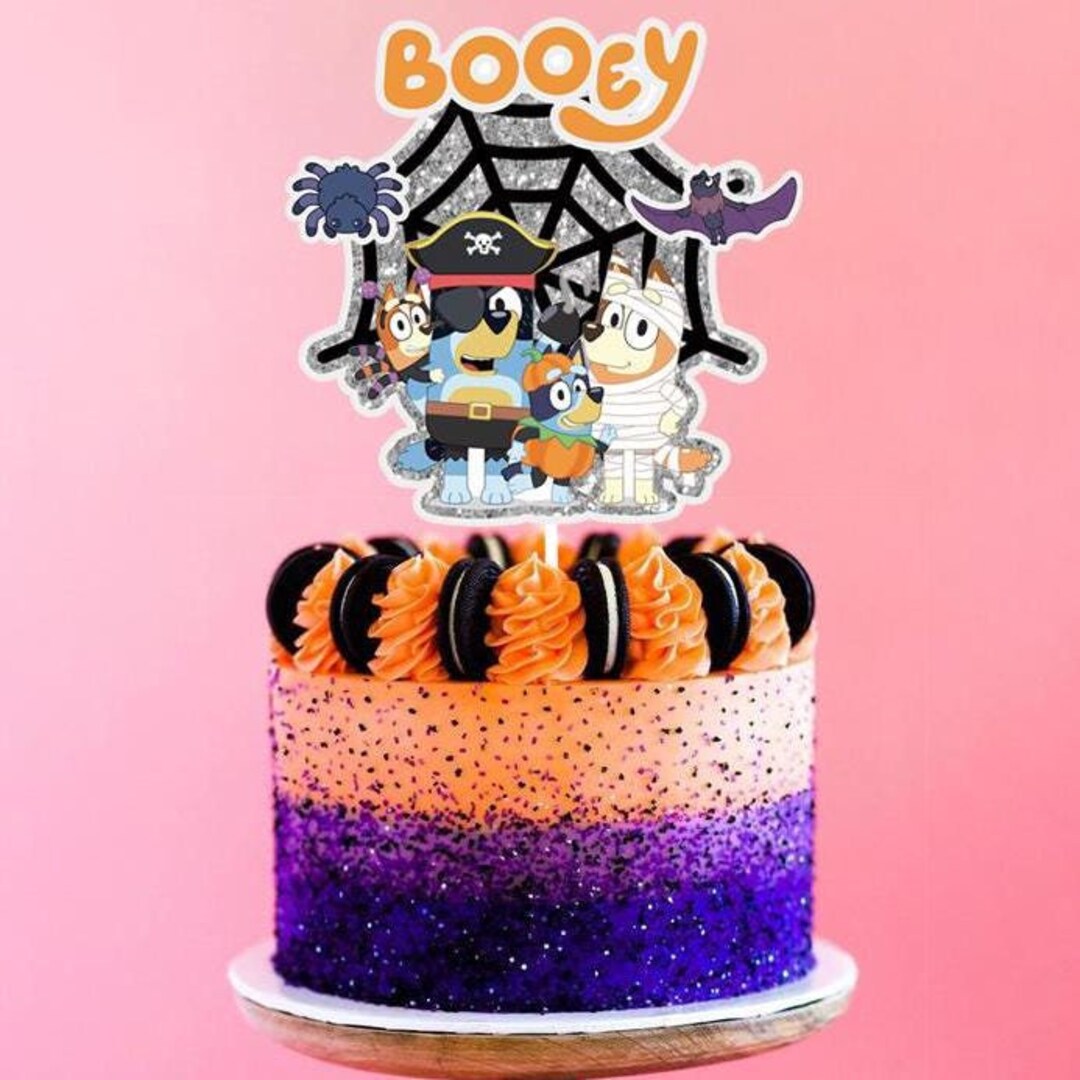 Halloween Booey Cake Topper SVG Heeler Family Halloween Inspired ...