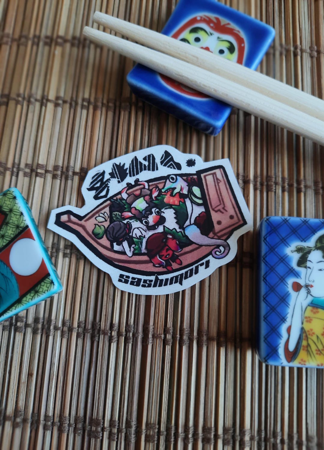 Sashimori Clear Sticker - Etsy