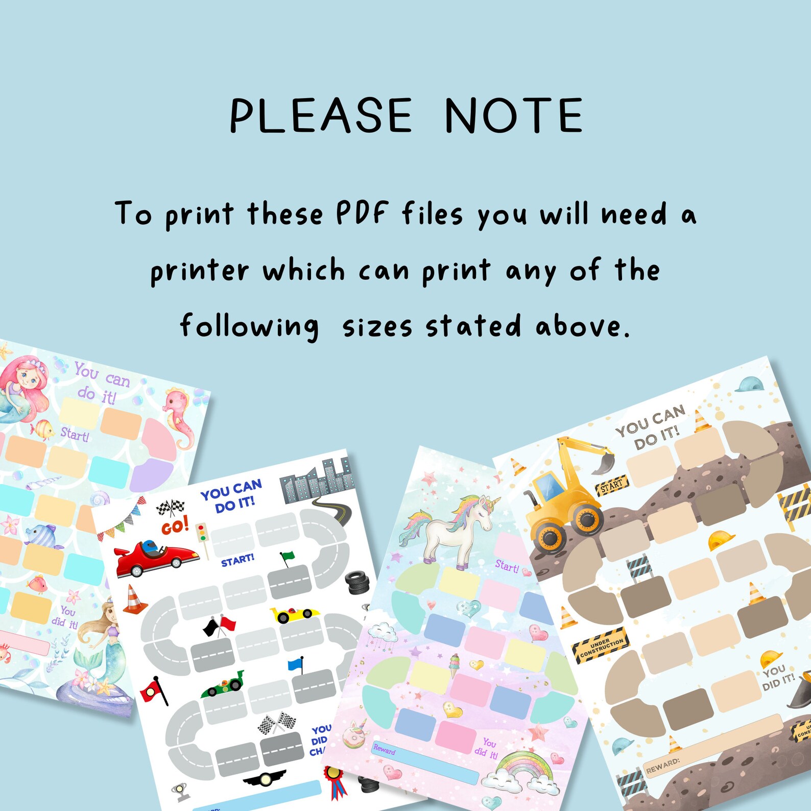Kids Reward Chart Bundle Behaviour Chart Kids Sticker Sheet - Etsy