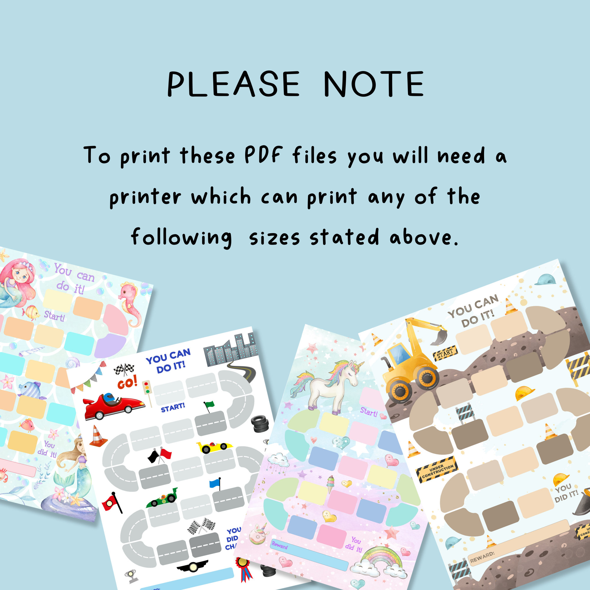 Kids Reward Chart Bundle Behaviour Chart Kids Sticker Sheet - Etsy