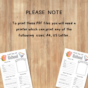 Printable Back to School Planner, First and Last Day of School ...