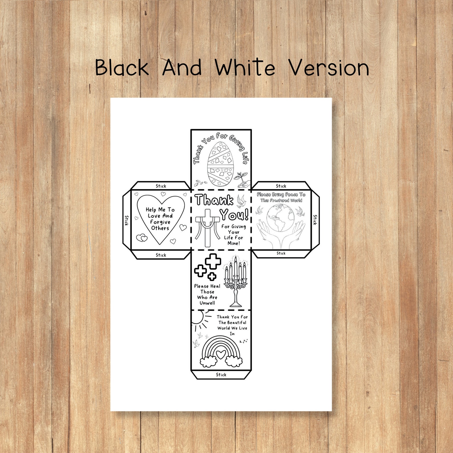 Easter Prayer Cube, Bible Activity, Kids Church Activities, Memory Game ...