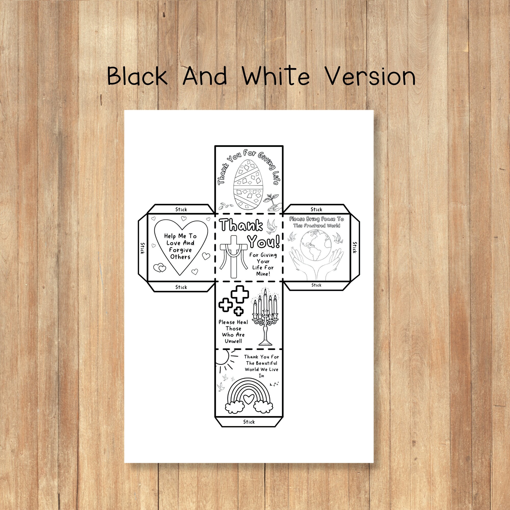 Easter Prayer Cube, Bible Activity, Kids Church Activities, Memory Game ...