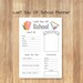 Printable Back to School Planner, First and Last Day of School ...