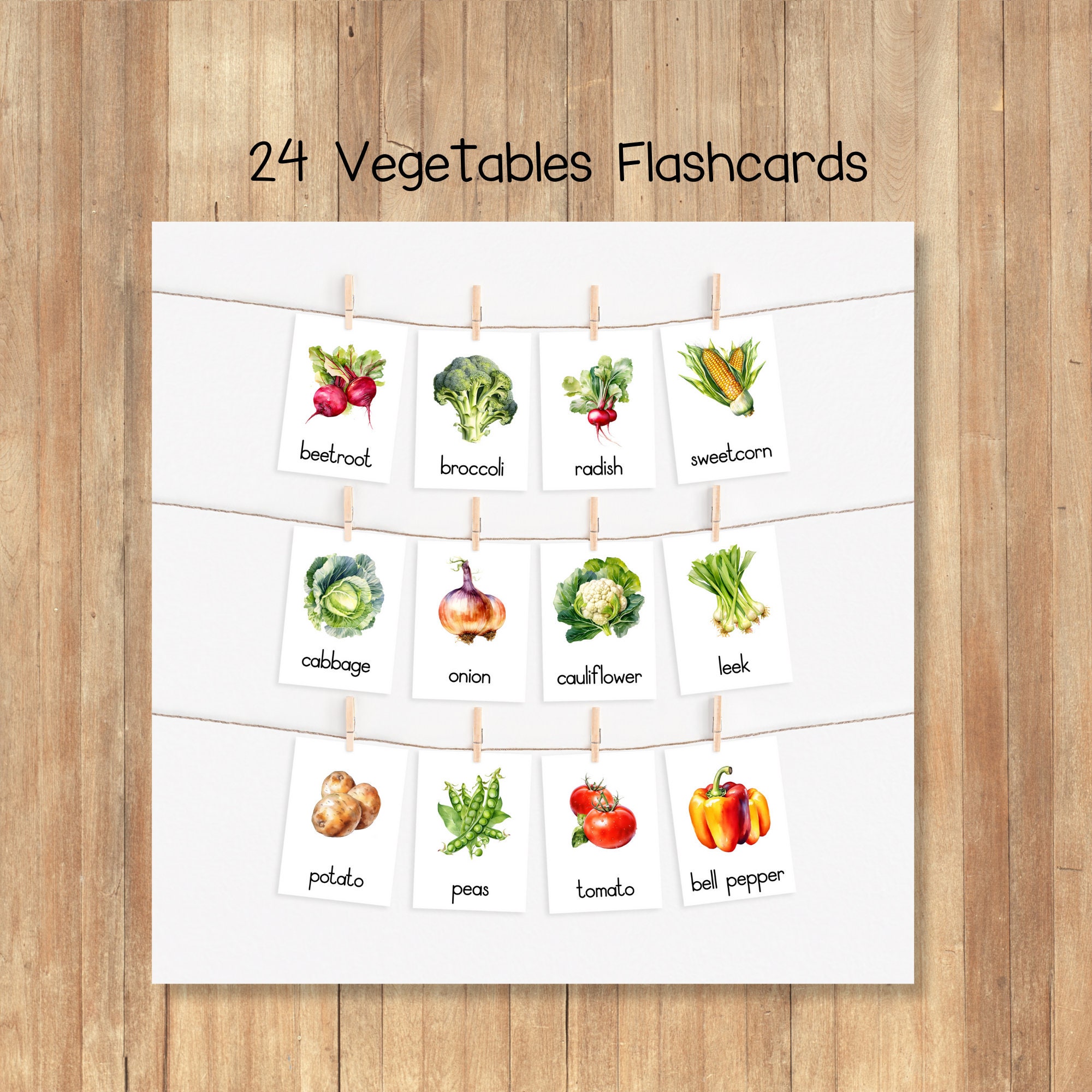 Printable Flashcard Bundle, Kids Flashcards, Kids ABC Printable ...