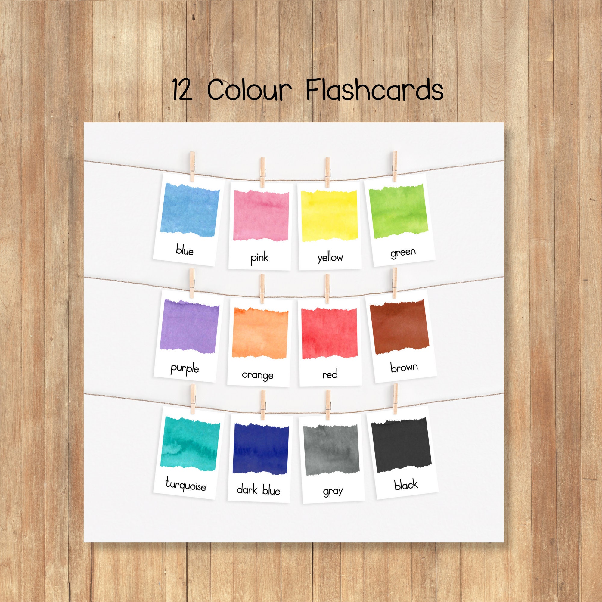 Printable Flashcard Bundle, Kids Flashcards, Kids ABC Printable ...