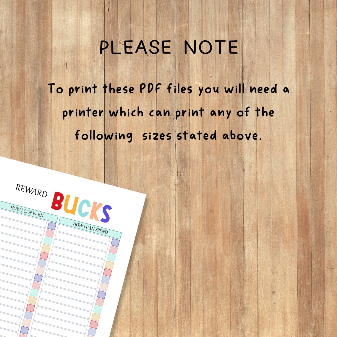 Printable Reward Mum Bucks Chart, Editable, Saving Chart, Behaviour ...