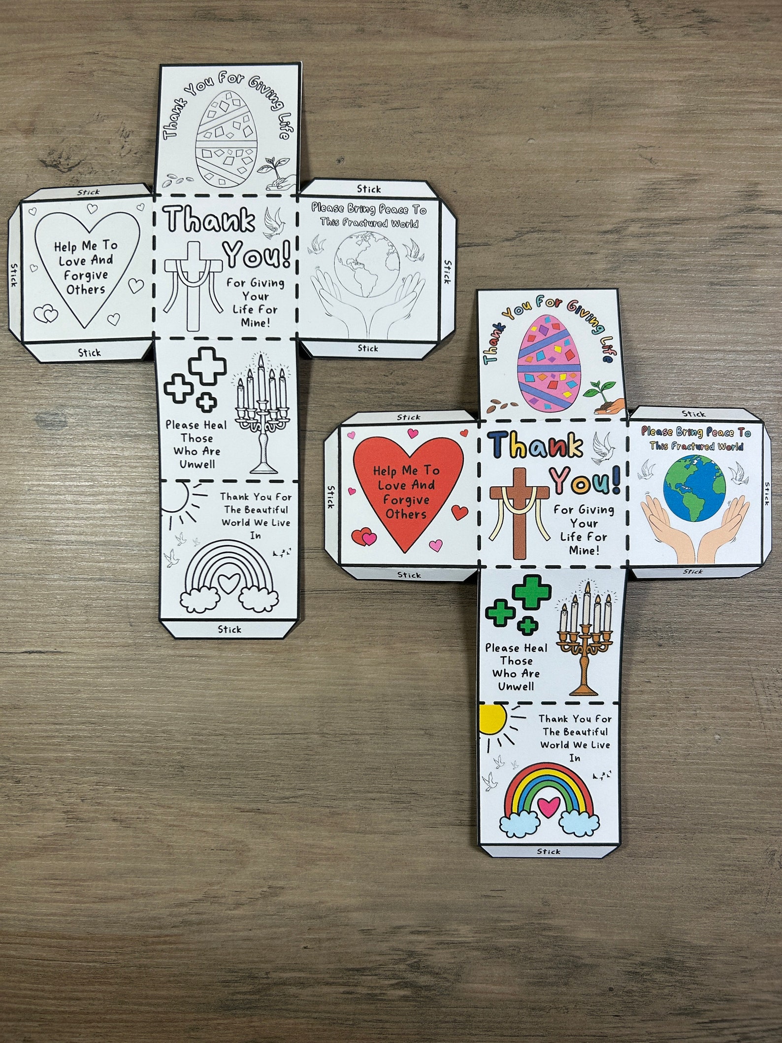 Easter Prayer Cube, Bible Activity, Kids Church Activities, Memory Game ...